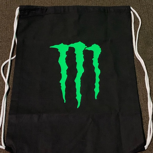 Bags | Monster Energy Drawstring Bag Backpack | Poshmark